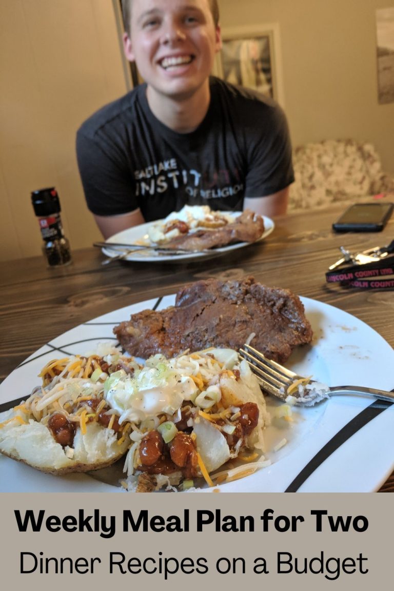 Weekly Meal Plan for Two – Dinner Recipes on a Budget - Home Means Us